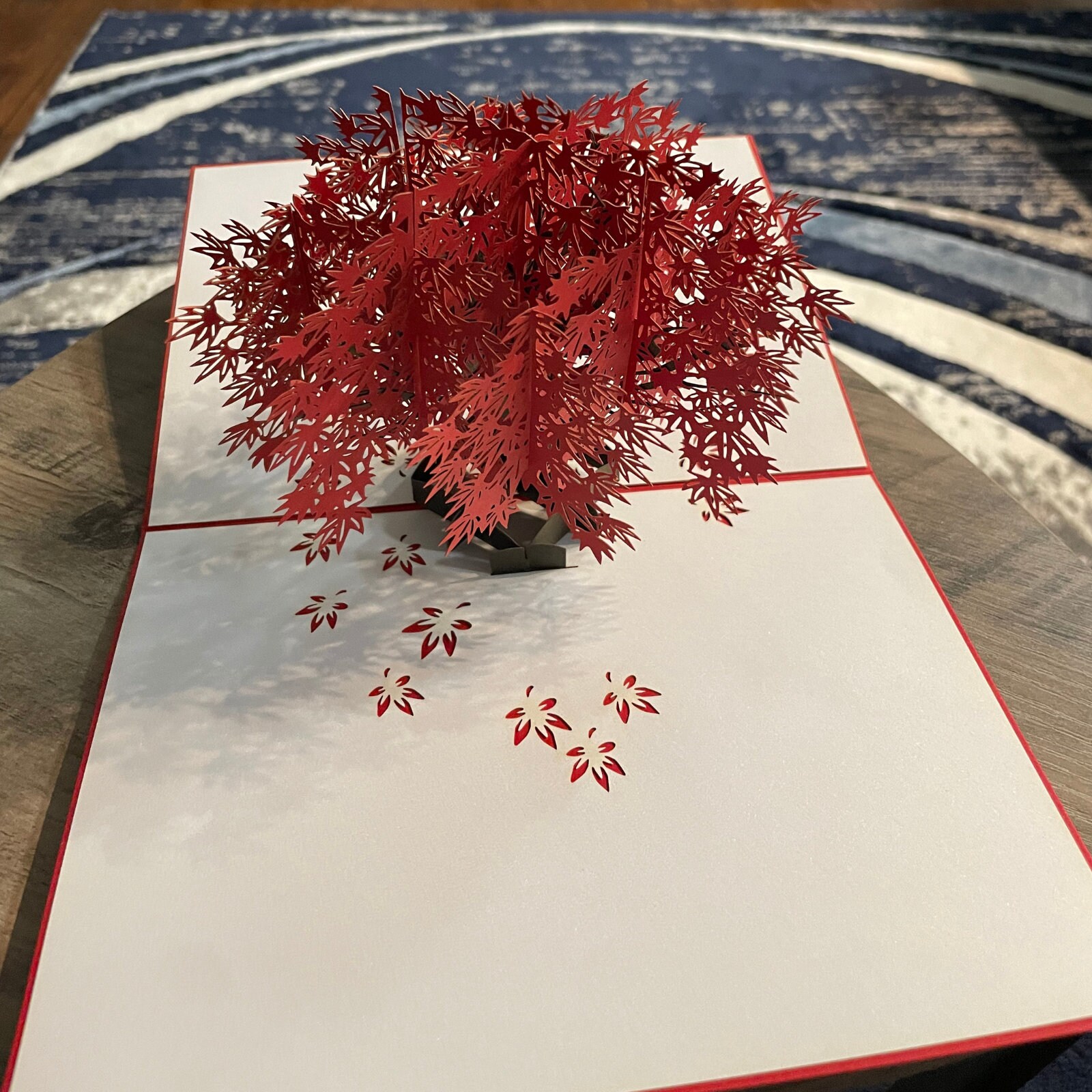 3D Pop up Card | Scarlet Maple - Etsy