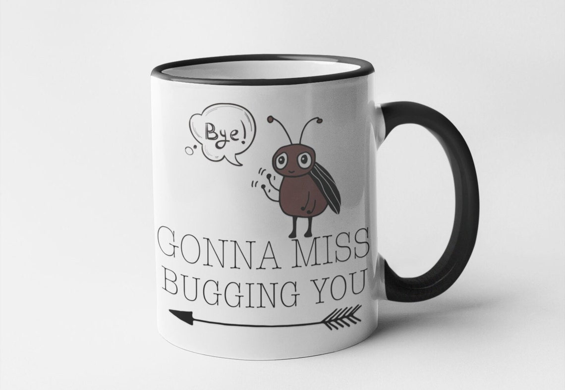 Funny Goodbye Mugs Funny Bon Voyage Mug Co-worker Goodbye - Etsy