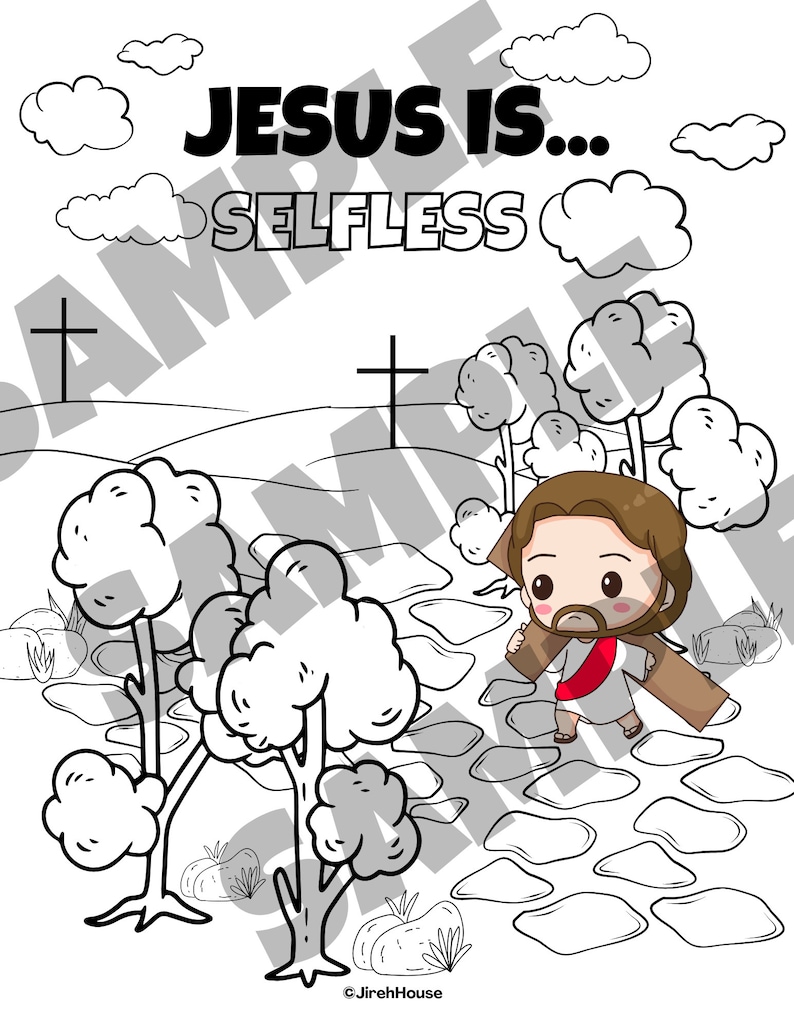 Jesus Is... | Printable Coloring & Activity Pages for Kids | Christian ...
