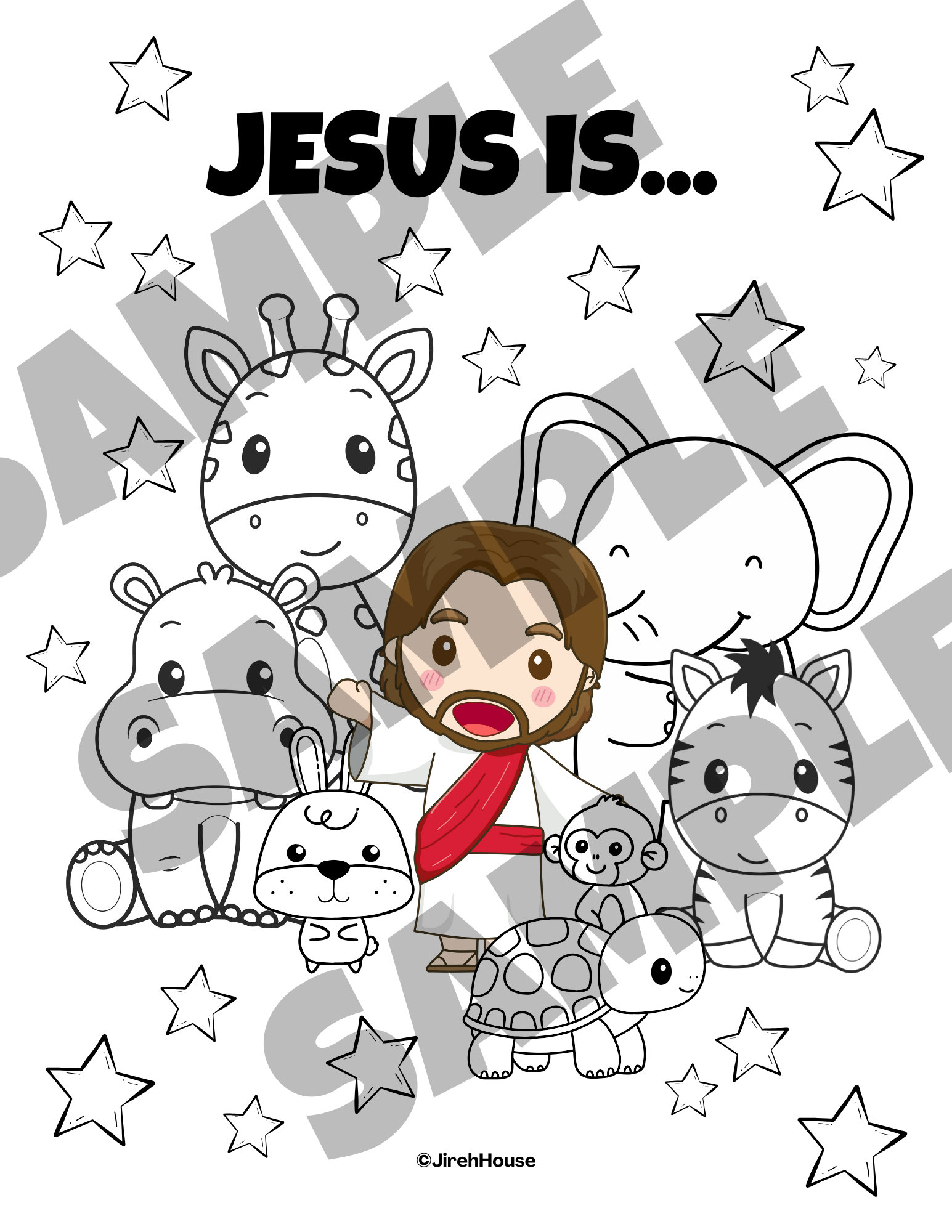 Jesus Is... | Printable Coloring & Activity Pages for Kids | Christian ...