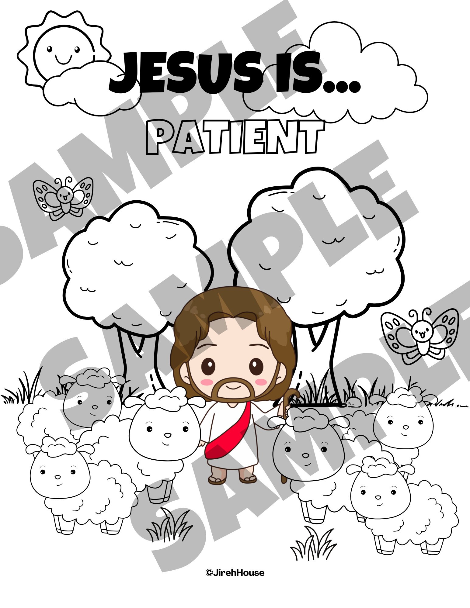 Jesus Is... | Printable Coloring & Activity Pages for Kids | Christian ...