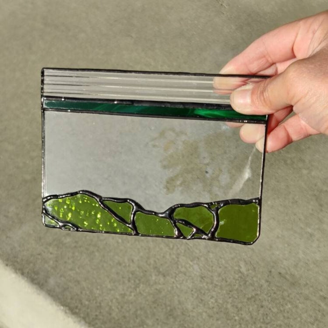 Stained Glass of a Quarter of Weed - Etsy