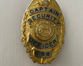 Security Captain Badge - Etsy