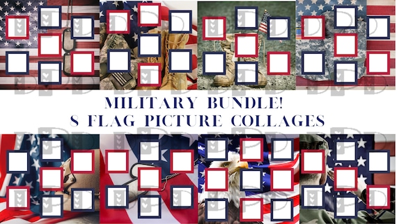Military Collage Picture Bundle 20 Oz Skinny Tumbler - Etsy