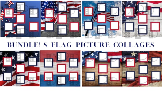 PATRIOTIC Collage Picture Bundle 20 Oz Skinny Tumbler - Etsy