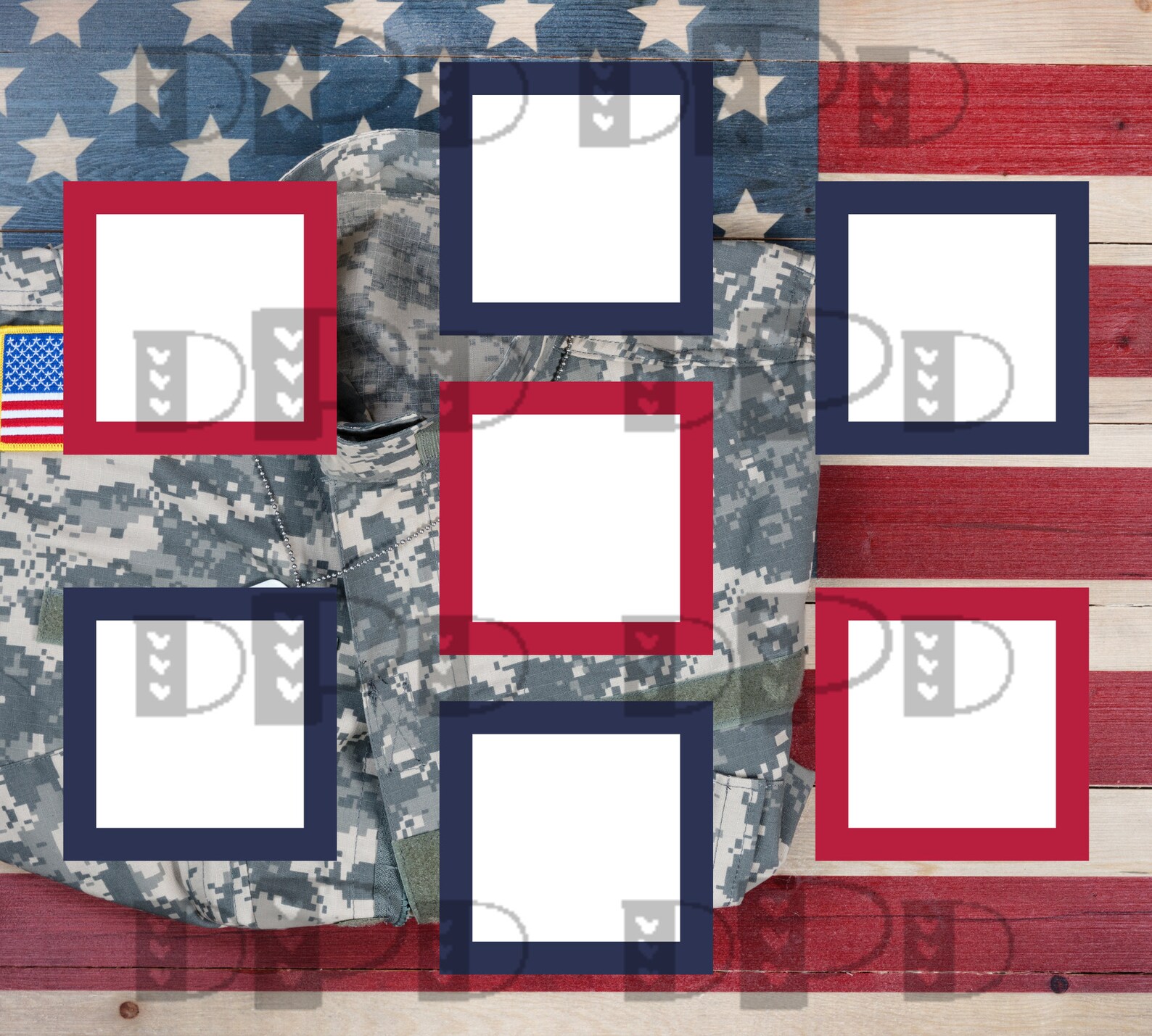 Military Collage Picture Bundle 20 Oz Skinny Tumbler - Etsy