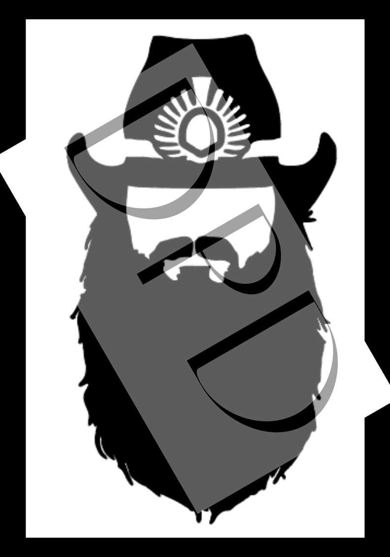 Chris Stapleton Silhouette Digital Download PNG File Traveller, Lucky ...