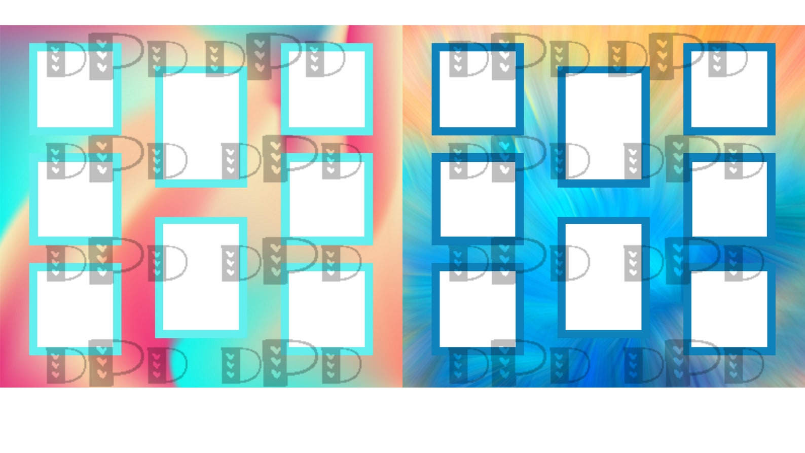 Collage Picture Colorful BUNDLE! 20 Oz Skinny Tumbler Sublimation ...