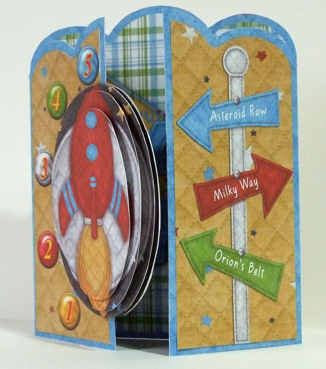 Printable Rocket Blast off Card Making Kit Space Male Birthday - Etsy UK