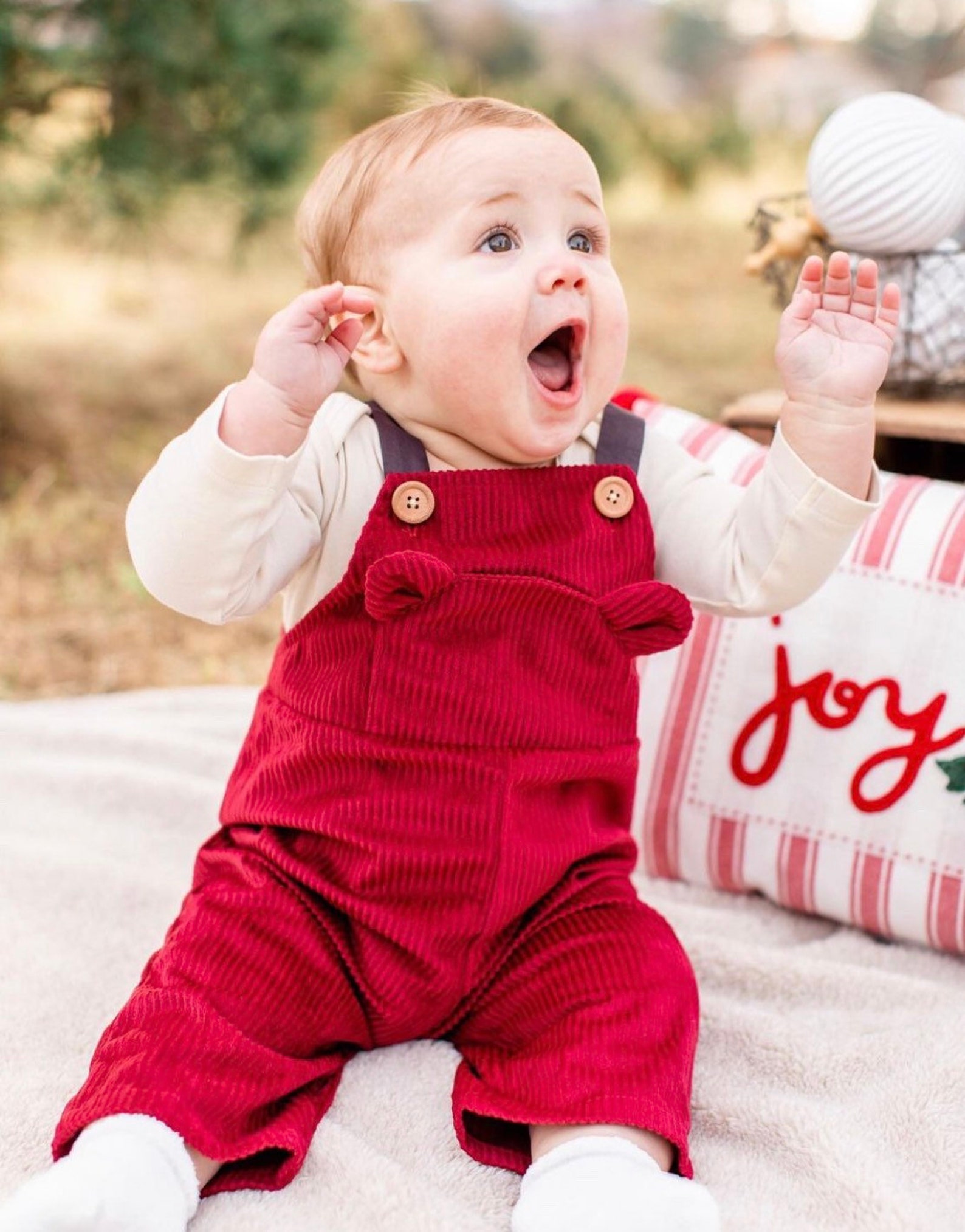 Baby Boy Overalls With Front Pocket Corduroy Baby Boy - Etsy