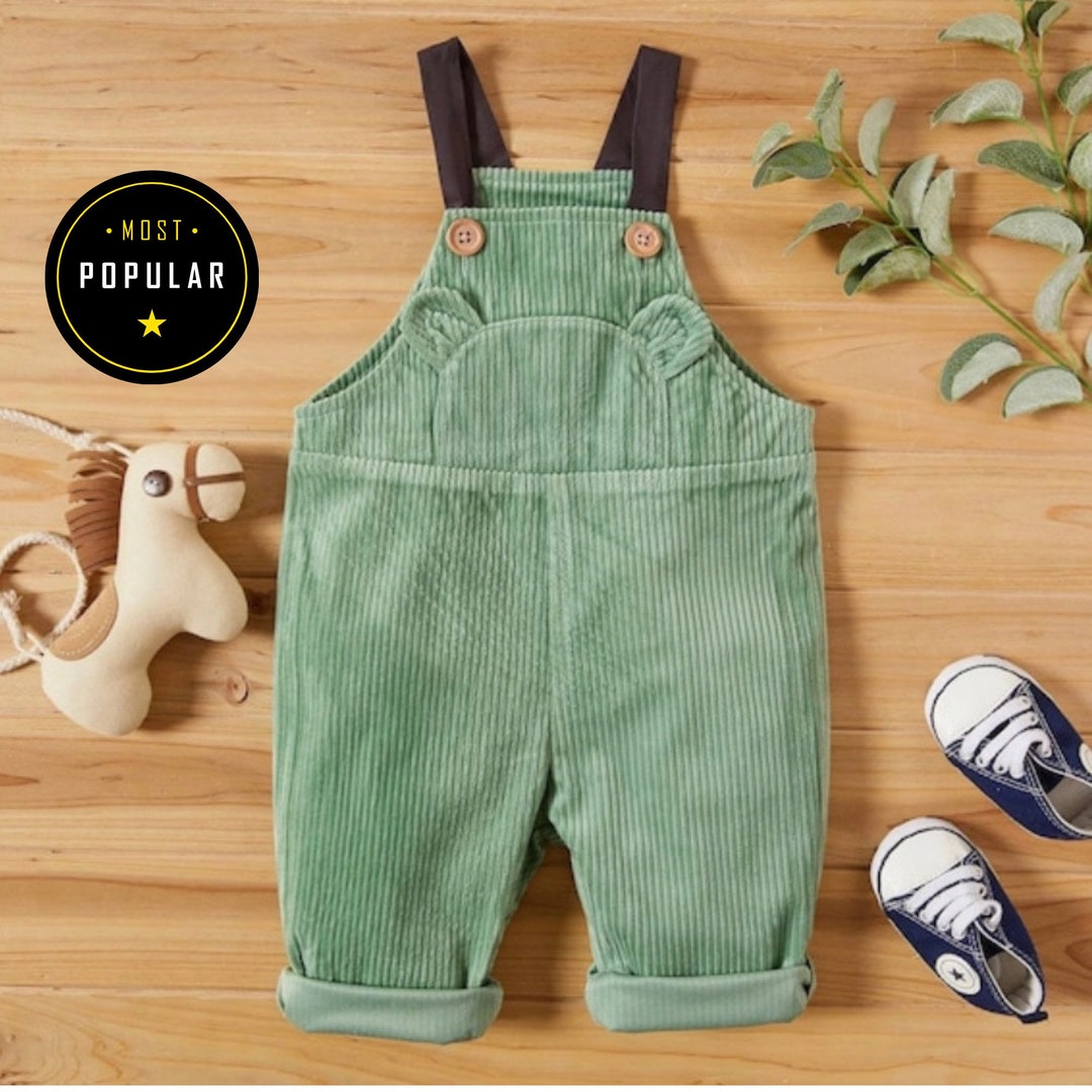 Baby Boy Overalls With Front Pocket Corduroy Baby Boy Clothes Best Baby ...
