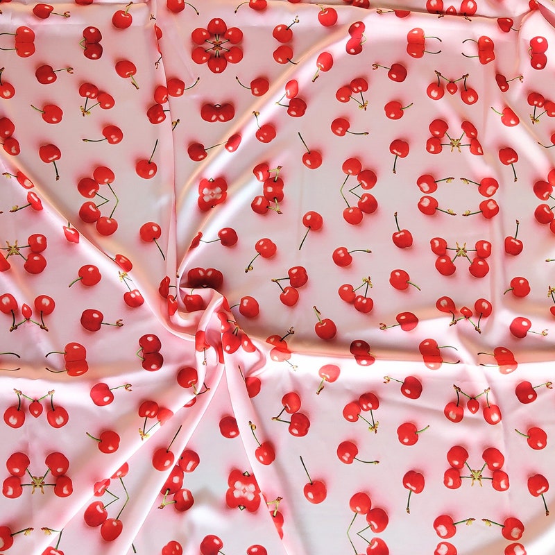 Cherry Fabric - Etsy
