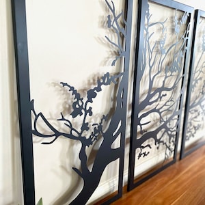 Metal Tree Wall Art, Tree of Life , Metal Wall Decor, Tree of Life 4 ...