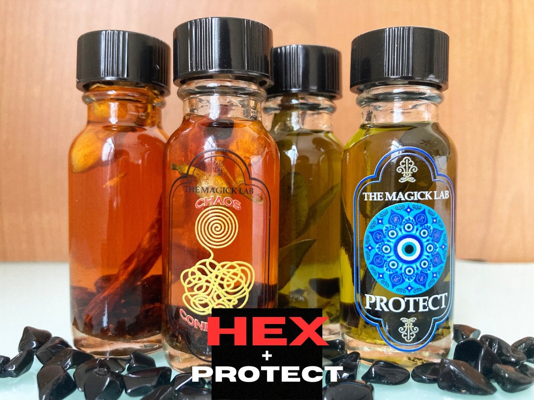 Hex & Protect | 2-pack Conjure Oil Bundle: Chaos and Confusion ...