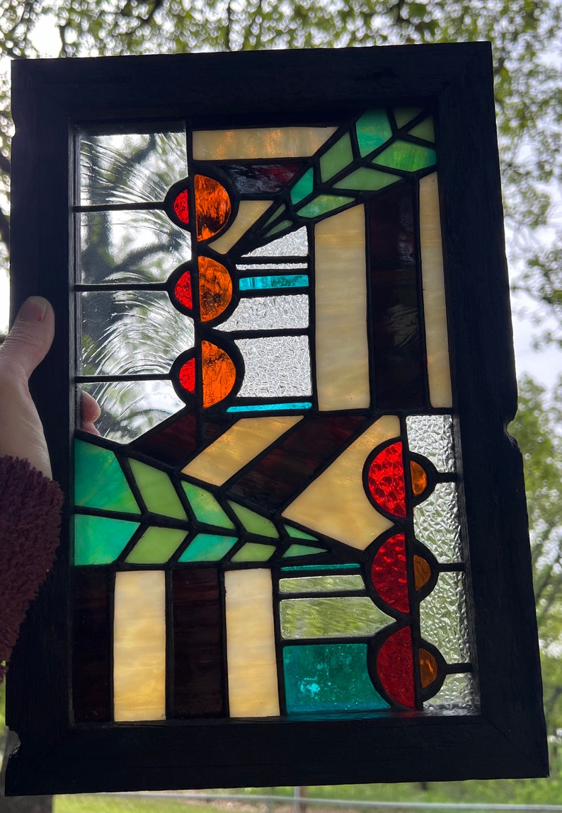 Art Deco Stained Glass - Etsy