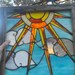The Sun Stained Glass Panel - Etsy