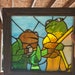 Frog and Toad Are Friends Handmade Stained Glass Panel - Etsy