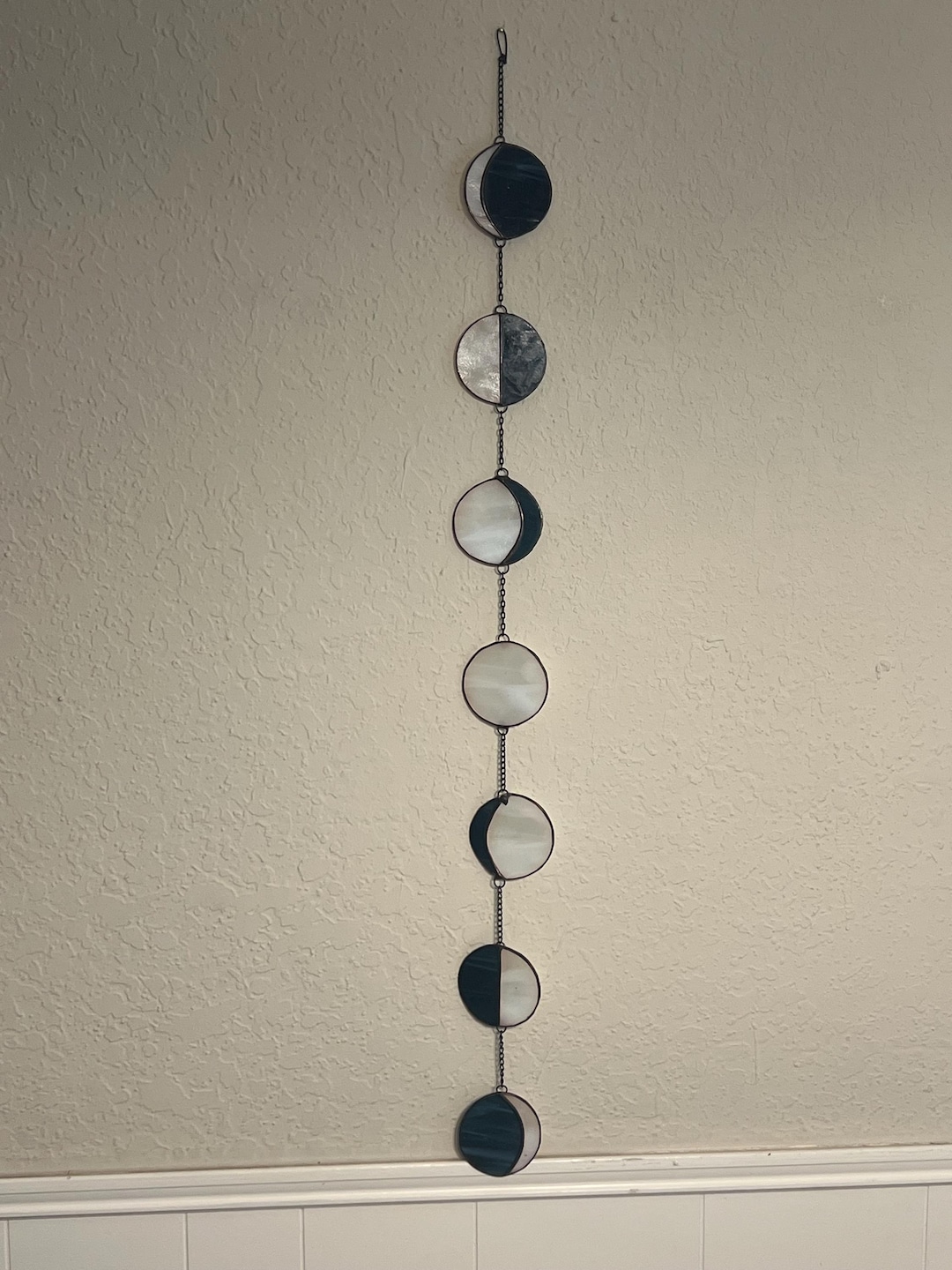 Phases of the Moon Suncatcher. Can Customize Colors!! - Etsy