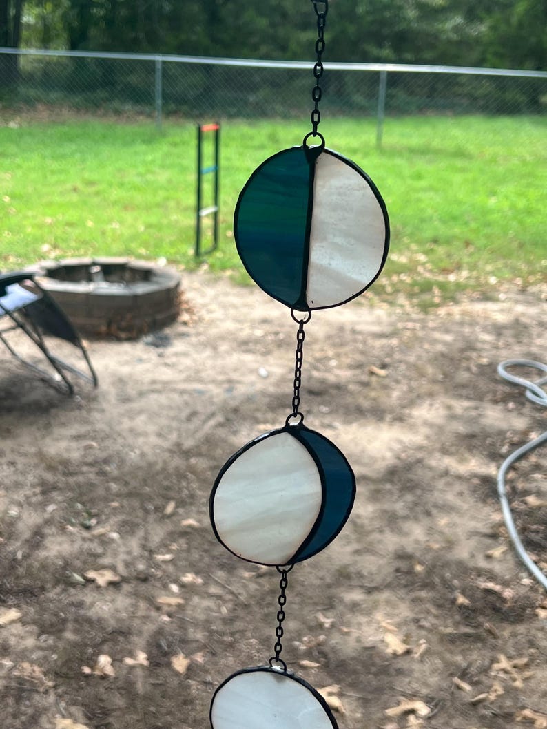 Phases of the Moon Suncatcher. Can Customize Colors!! - Etsy
