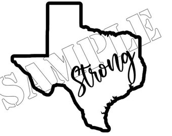 Texas Strong Svg - Etsy