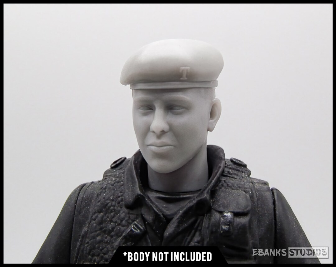 Secret Soldier Head 3D Printed - Etsy