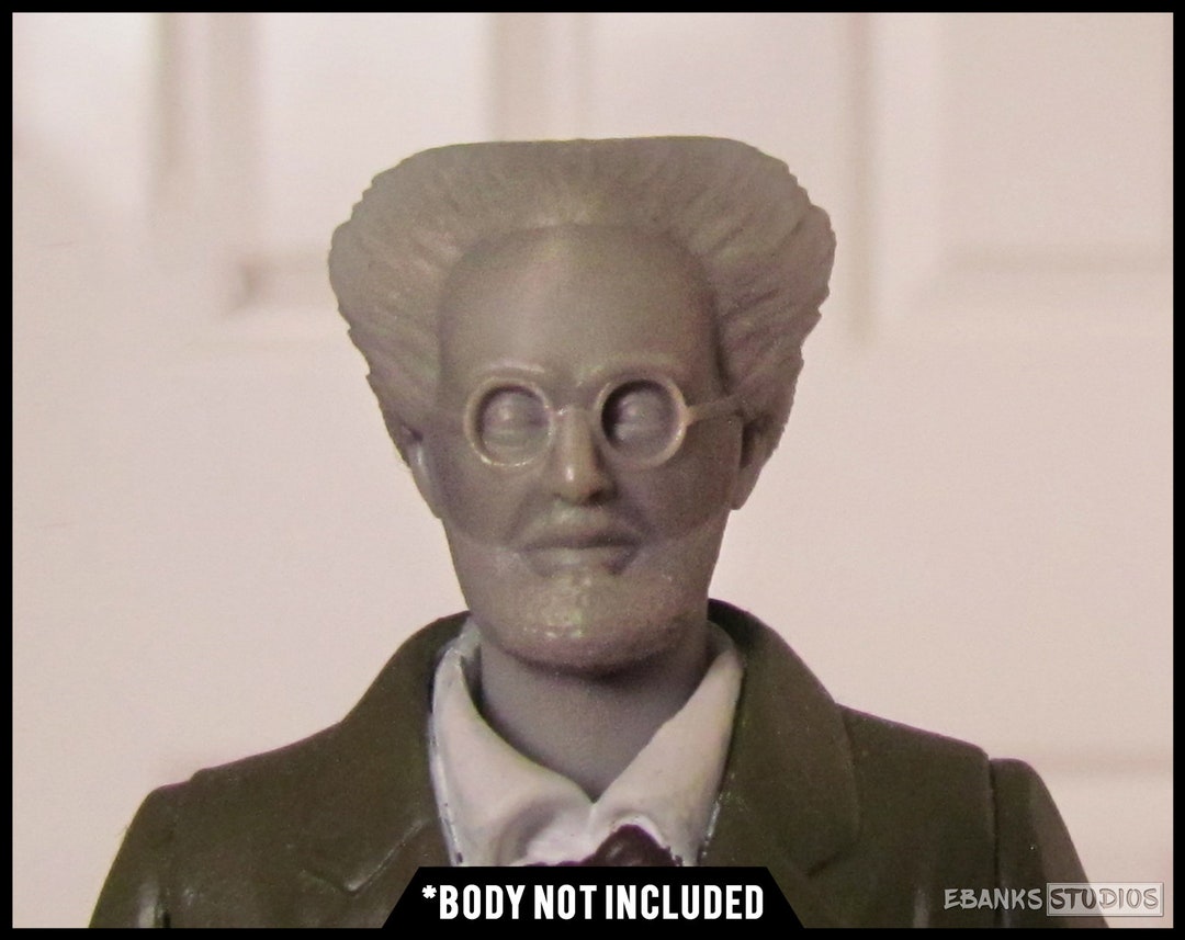 Crazy Professor Head - 1/13 Scale - Etsy UK