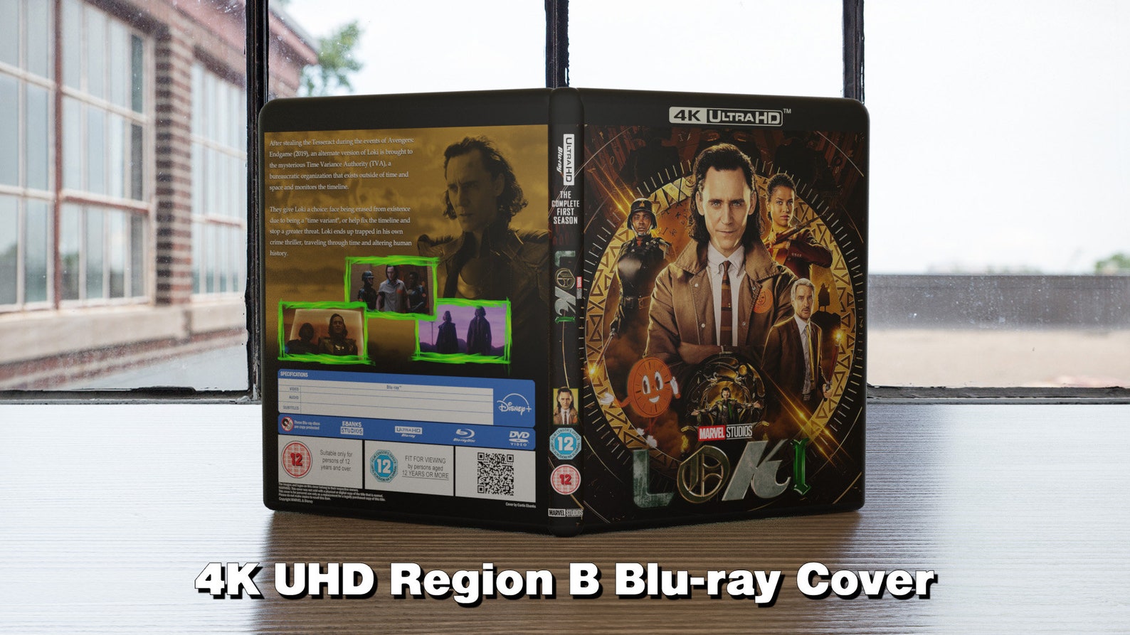 Marvels Loki 2021 Season 1 Custom 4k Uhd Blu Ray Cover Etsy