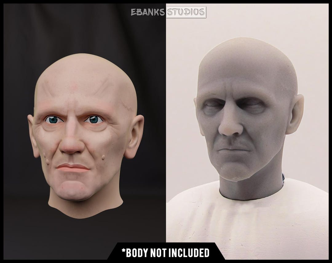 Victorian Monk Head 1/13 Scale - Etsy