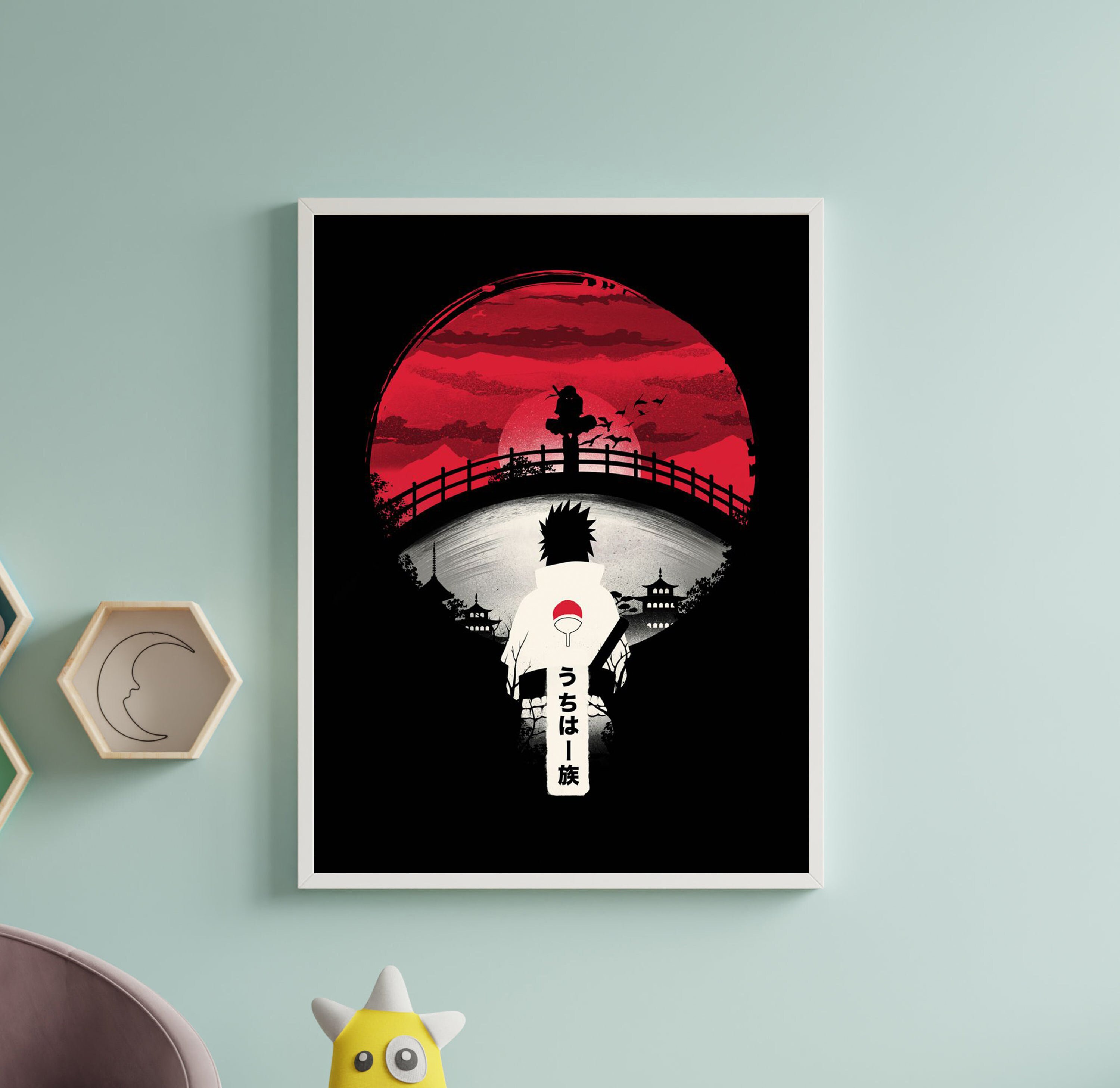 Sasuke Uchiha Poster Sasuke Art Naruto Poster Naruto Art | Etsy