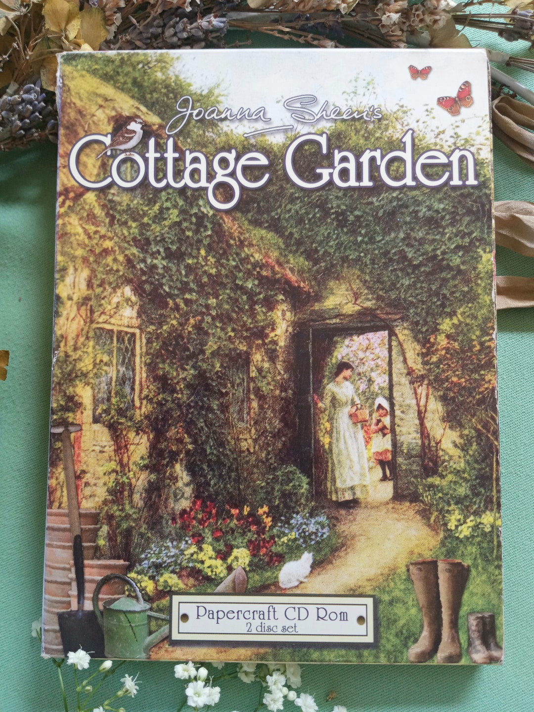 Joanna Sheen Cottage Garden/cd Rom/crafting Ephemera/cottagecore - Etsy UK