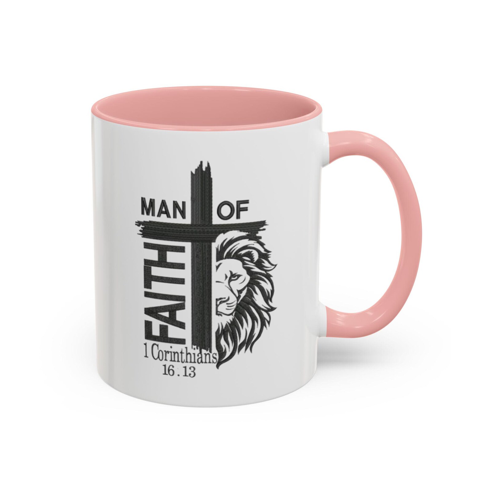 Man of Faith Mug Wrap Faith-based Coffee Mug 11 Oz Religious Man of ...