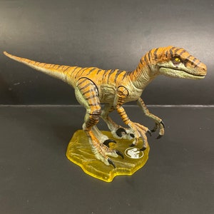 Amber Collection Repaint JP TLW Male Tiger Stripe Velociraptor - Etsy