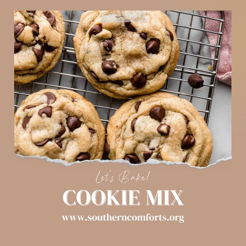 Chocolate Chip Cookies | DIY Baking Mix - Etsy