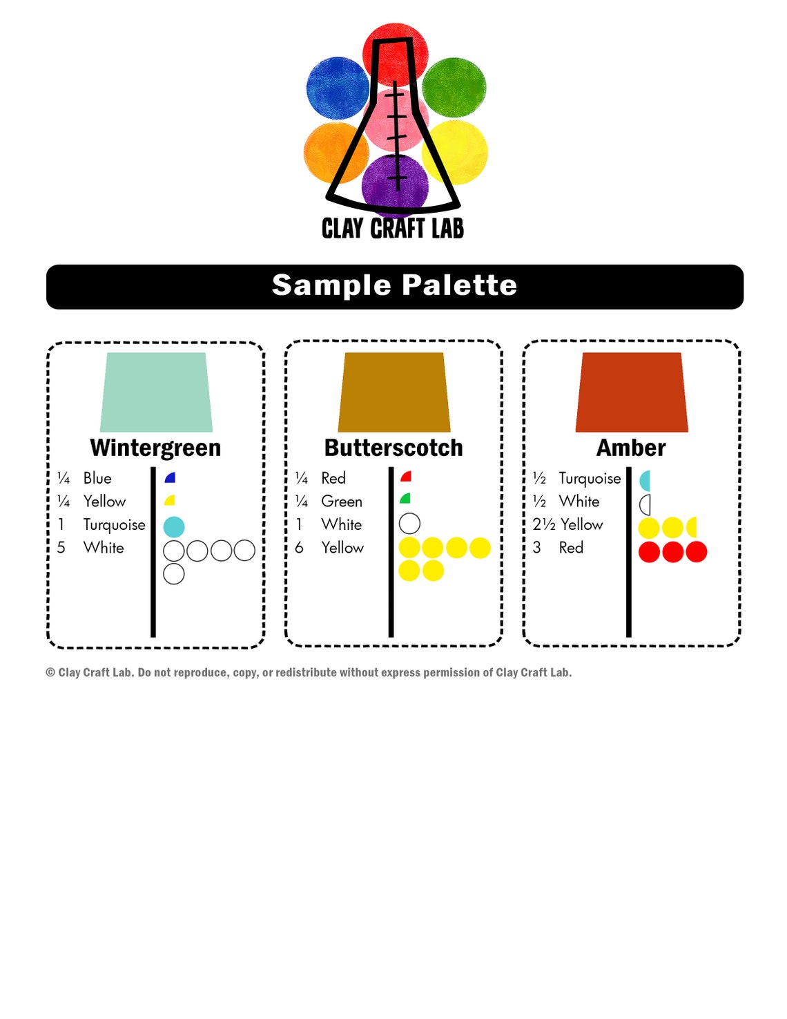 Polymer Clay Color Mixing Recipes for Sculpey Premo - Earth Tones ...