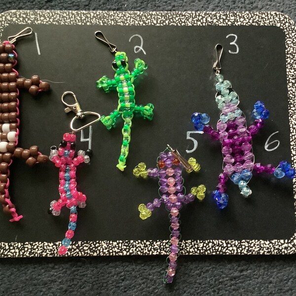 Lizard Keychain - Etsy