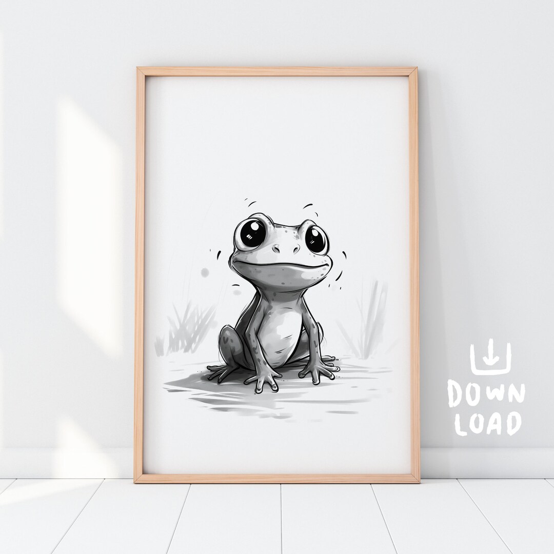 Poster Frog A1|A2|A3|A4 - Children's Poster Nursery Poster Baby Child ...