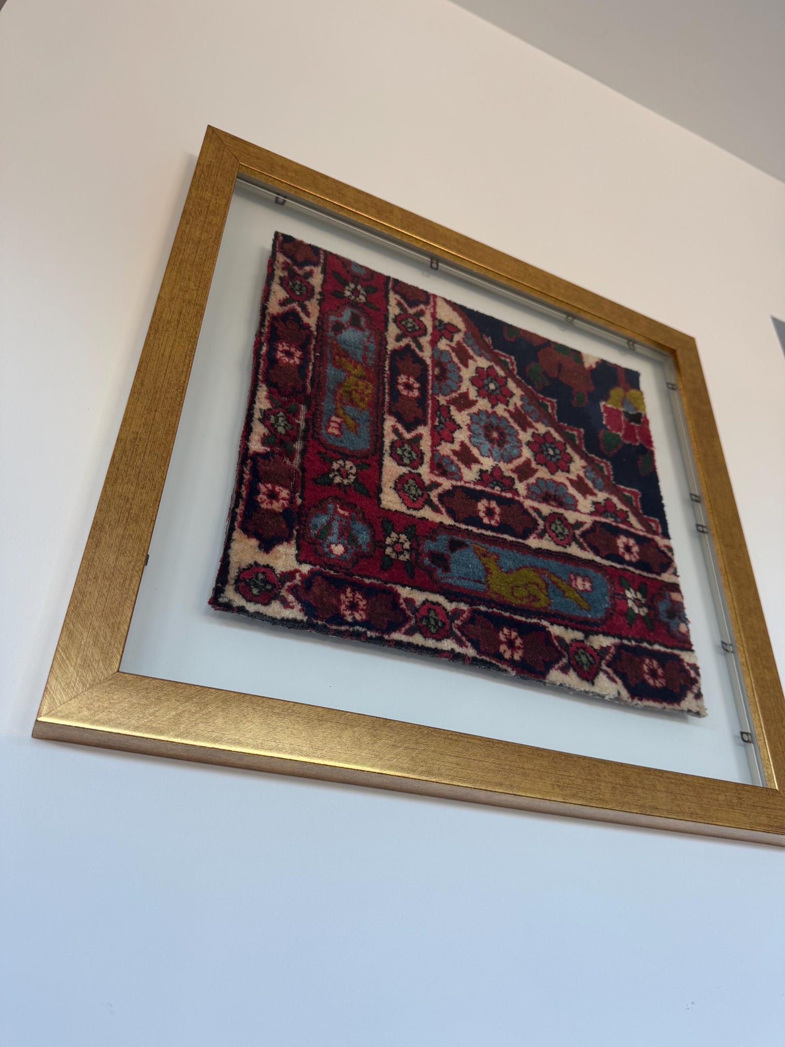 Antique Rug Frame, Rug Frame, Rug Wall Art, 1930s Rug. 49 Cm X 47 Cm - Etsy