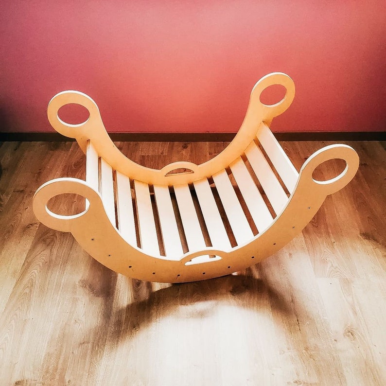 Creative Kids' Set: Rocker, Rocker Topper, and Chair, Montessori System ...