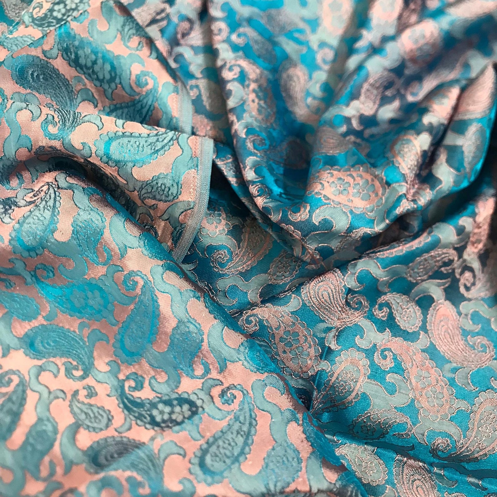 PURE MULBERRY SILK Fabric by the Yard - Handmade Fabric - Organic Fiber ...
