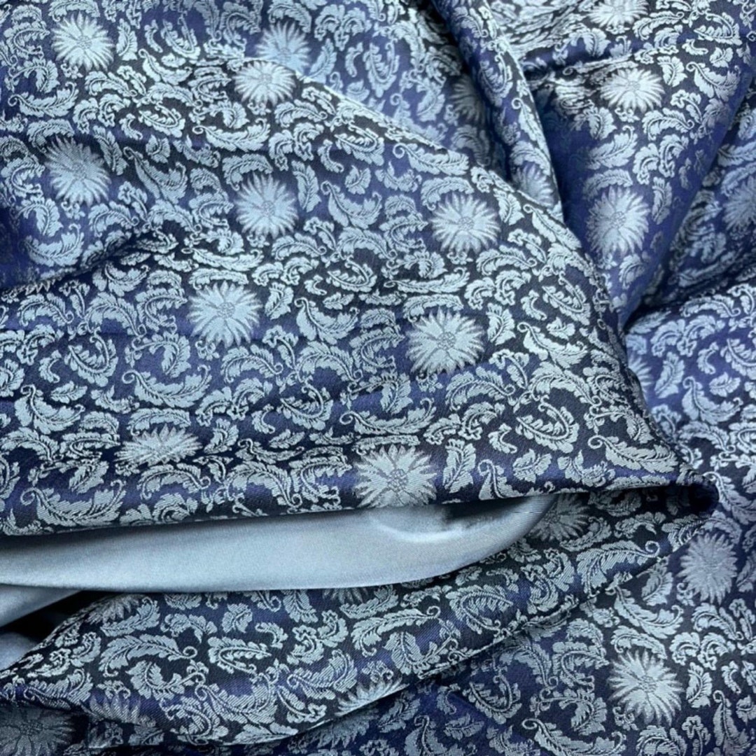MULBERRY SILK Fabric by the Yard - Flower Fabric - Handmade Silk Fabric ...