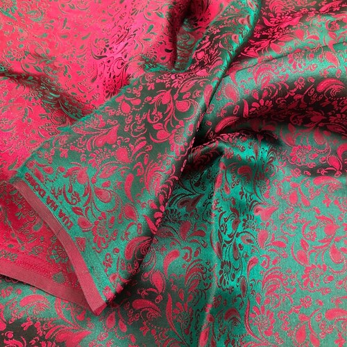 PURE MULBERRY SILK Fabric by the Yard Luxury Silk Floral - Etsy