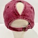 Fuchsia Hand Painted Baseball Hat, Hand Painted Floral Cap Hat, Flower ...