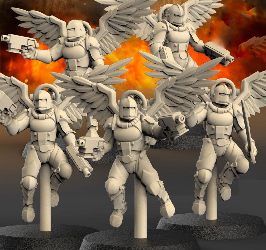 3D STL Ready to Print 5 Figures - Etsy