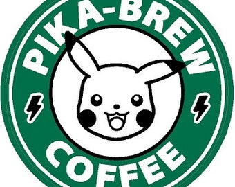 Pikachu Coffee | Etsy
