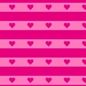 Barbie Heart Print Fabric, High Quality Spandex 4-way Stretch Fabric ...