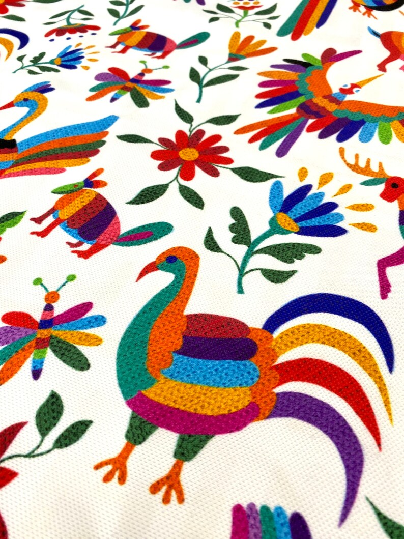 Mexican Otomi Patternupholstery Fabric Digital Print Fabric - Etsy