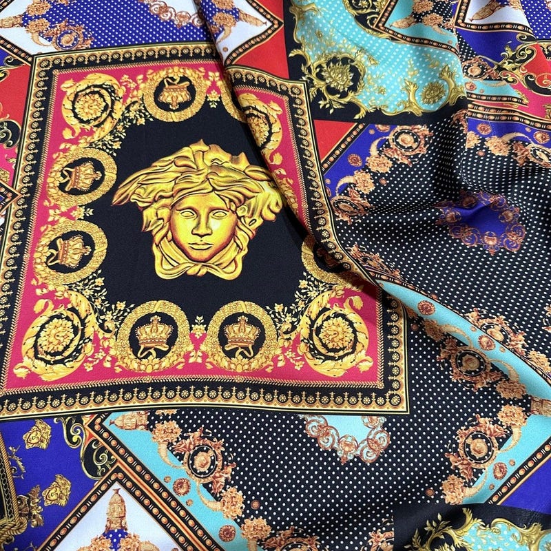 Versace Fabric - Etsy