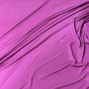 Pink Color Lycra Jersey Fabric, High Quality Fabric by the Yard, 4-way ...