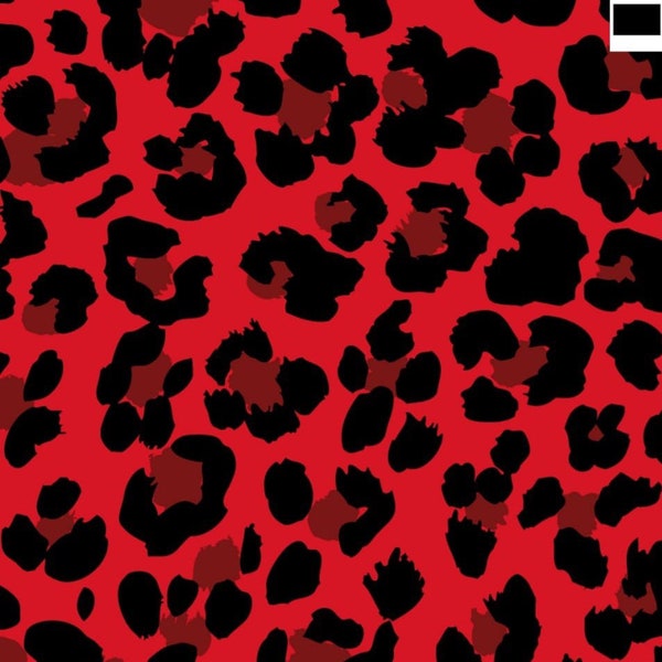 Satin Leopard Print Fabric - Etsy