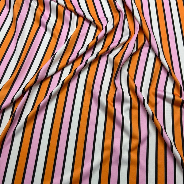 Pink Orange Fabric - Etsy